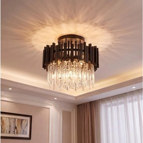 BRILAGI - Stropní svítidlo VERVE 4xE14/40W/230V pr. 40 cm černá