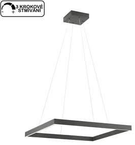 Světla a lustry REDO GROUP Černé závěsné světlo na lanku Redo FEBE 01-2903/ LED 40W/3000K-4000K Barva světla: 3000K