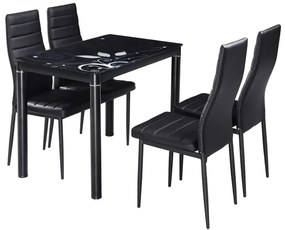 Casarredo Jídelní stůl DAMAR 80x60 černý