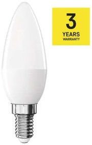 Emos lighting LED žárovka Classic svíčka / E14 / 6,5 W (60 W) / 806 lm / studená bílá 1525731111