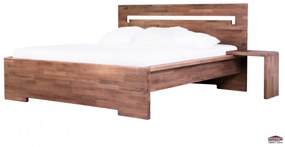 Domestav MODENA manželská postel 180 cm buk cink mořený
