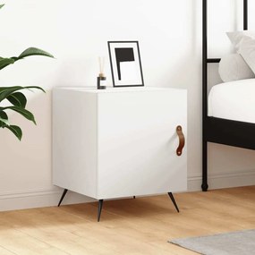 vidaXL Noční stolek 40 x 40 x 50 cm kompozitní dřevo [827508] Barva: Bílá