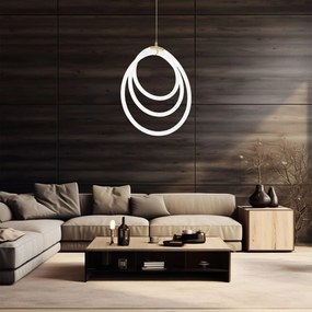 Toolight Designové LED osvětlení Circle G016-CP zlaté