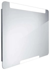 Nimco - Zrcadlo s LED osvětlením, 80x70 cm, hliník ZP 22003