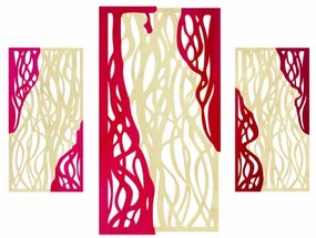 Kouzelný obraz na stěnu z dřevěné překližky Florale záď Topol originál, barva přední části dle výběru  l SENTOP PR0305 wood