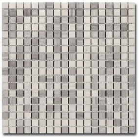 El Casa Mozaika z přírodního kamene El Casa Grey Travertyn 30,5x30,5 cm - 147828