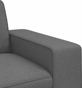 Set pohovek 2 ks Tmavě šedá textil 3407545