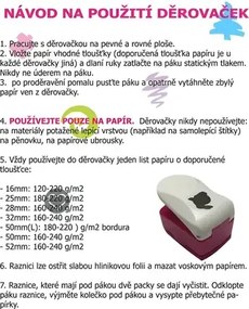 BABY GREAT Děrovačka do papíru tvar puzzle / Děrovačka / 25 x 18 mm