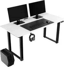 ULTRADESK Uplift bílá / Herní stůl / 160 x 75 x 74 - 116 cm / nastavit