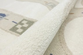 Koberec Esme Kids C6241A krémový / bílý
