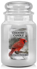 Country Candle Vonná Svíčka First Fallen Snow, 652 g