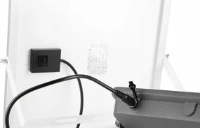 LED Stmívatelný solární reflektor LED/50W/3,2V 5000K 6000 mAh IP65 černá + DO