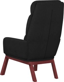 Relaxační křeslo černé textil 341165