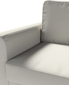 Potah na pohovku IKEA Backabro,  3-místná, rozkládací barva šedá látka pletený vzor