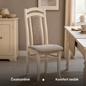 Stima Jídelní židle AIDA čalouněná olše / ekf cappuccino v7