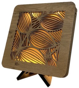 Li-Go "Listy" lampa 19x19cm provedení povrchu: dub světlý