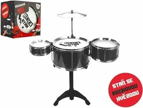 TEDDIES Bicí souprava Rock Star / Plast / 3 bubny + činel / 23 x 22 x