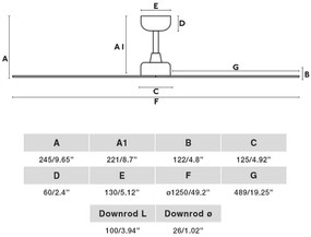 FARO 34274 - Stropní ventilátor MARINE M bílá IP44 + dálkové ovládání