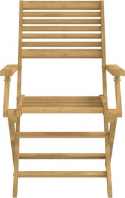 Skládací židle 6 ks 54,5x61,5x86,5 cm Masivní akácie 3214226