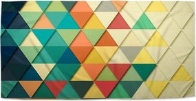 Sablio Ručník Trojúhelníky - 70x140 cm