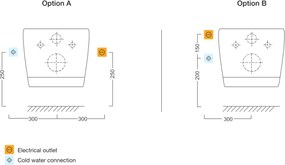 Aqualine Blooming Eko NB-1120D elektronický bidet duroplast