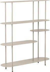 Béžový kovový regál 118x139x31 cm Rieti – House Nordic