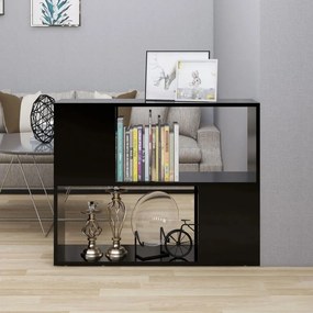 TV stolek černý 80 x 24 x 63 cm kompozitní dřevo