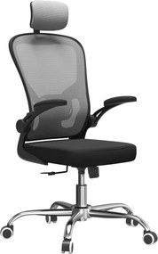 Kancelářská otočná židle DORY - šedá
