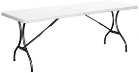 modernHOME Zahradní banketový skládací stůl 240cm - bílý