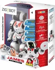 MaDe 20778 Robot Zigybot James, špion, programovací, 20 funkcí / 33 x