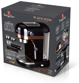 BERLINGERHAUS Pákový kávovar na espresso s LED displejem Black Rose Collection BH-9462