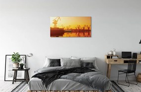Obrazy na plátně Gdaňsku svítání 100x50 cm