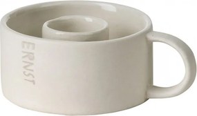 Svícen s ouškem Ljusstake White Ernst