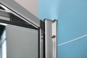 Polysan, EASY LINE obdélníková sprchová zástěna 800x700mm, skládací dveře, L/P varianta, čiré sklo, EL1980EL3115