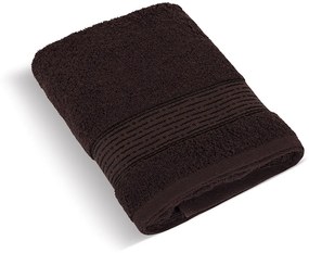 BROTEX Froté ručník 50x100cm proužek 450g tmavě hnědá