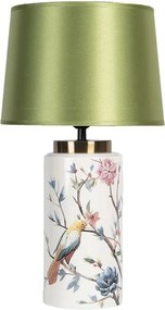 Stolní lampa se zeleným stínidlem Japonais – Ø 27*35 cm E27/max 1*60W