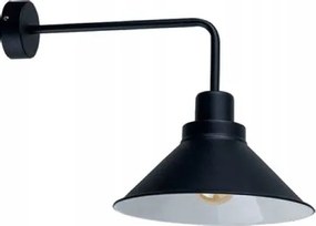 Nástěnná lampa Nowodvorski z kovu, černá, E27 60 W