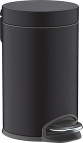 Hansgrohe AddStoris, odpadkový koš nášlapný, černá matná, HAN-41775670