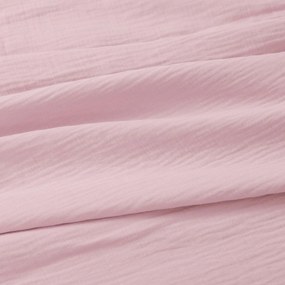 Goldea mušelínové povlečení - pastelově růžové 240 x 220 a 2ks 70 x 90 cm