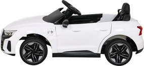 Ramiz Elektrické autíčko Audi RS E-Tron GT pro děti bílé + dálkové ovládání + pohon 4x4 + rádio MP3 + LED + EVA