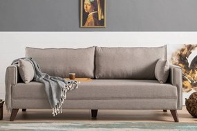 Designová 3-místná sedačka Marisela 208 cm krémová