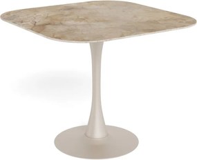 Jídelní stůl Malta 90 cm béžový