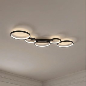 BRILAGI - LED Stropní svítidlo ECHO LED/60W/230V 4000K 45x110 cm černá