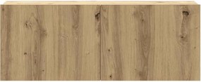Sada 5 kusů nástěnné TV skříňka dub artisan kompozitní dřevo 3328998