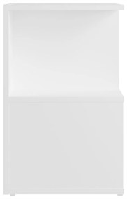 Noční stolky 2 ks bílé 35 x 35 x 55 cm dřevotříska - Default Title