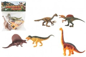 Dinosaurus plast 16-18cm 5ks v sáčku