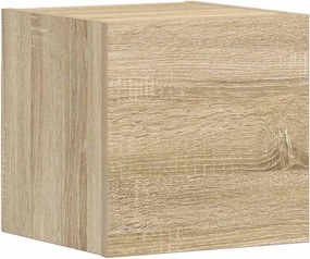 3dílný set TV skříněk dub sonoma kompozitní dřevo 3078969