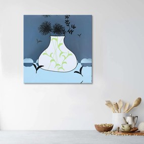 Gario Obraz na plátně Kresba květin ve váze Rozměry: 30 x 30 cm