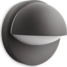 Philips June antracitová / Venkovní nástěnné svítidlo / E27 42W / bez