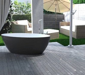 Omp Tea Sumisura podlahový žlab s nerezovým roštem 123 cm DN50 983.401.8
